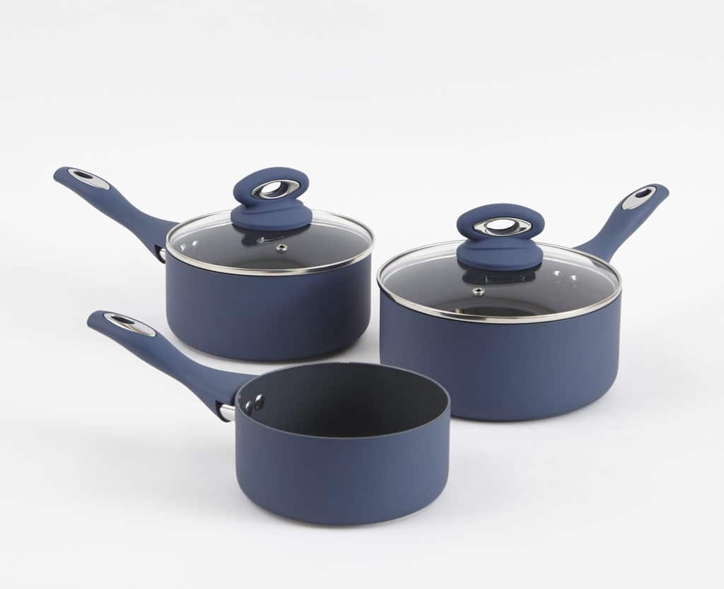 5 Piece Blue Pan Set | Kitchenways